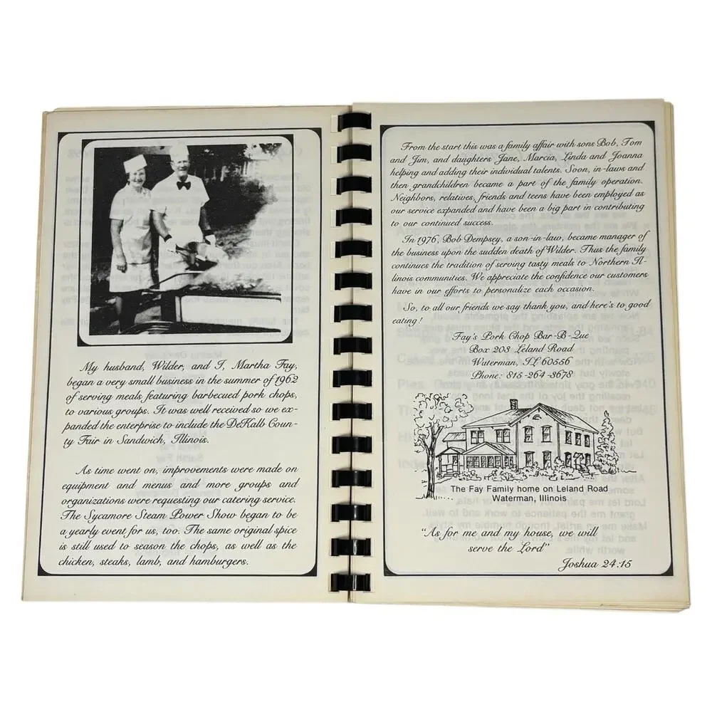 N/A | Accents | Vtg 986 Waterman Illinois Famous Fay Family Restaurant ...